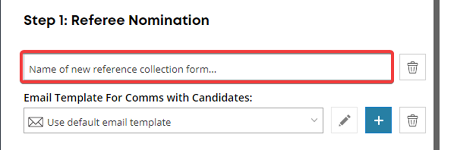 How to Setup Reference Check Process