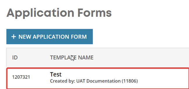 How To Create Application Forms