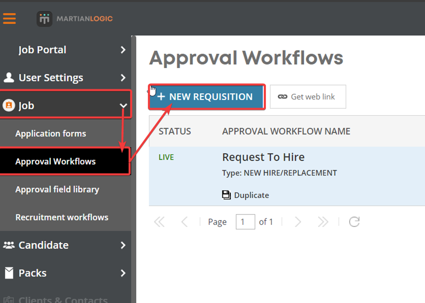 Create change of conditions approval workflow form & cross-boarding an ...