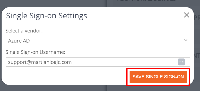 Assigning Single Sign On (SSO)